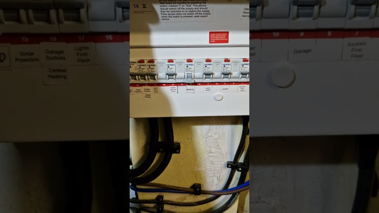 Fitted our first Verso consumer unit. with SPD and RCBO.