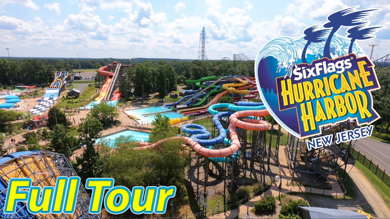 Six Flags Hurricane Harbor (New Jersey), Great Adventure's Water Park | Full Tour