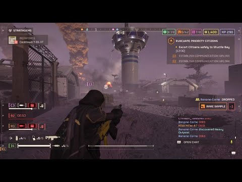 HELLDIVERS 2 Civi went on vacay