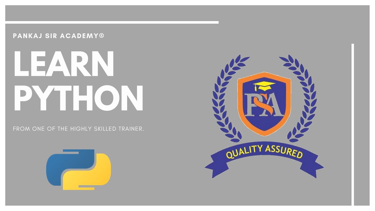 Pankaj Sir Academy® - Learn Python_ Lecture 2 - (Call : 9632629033/ 455)