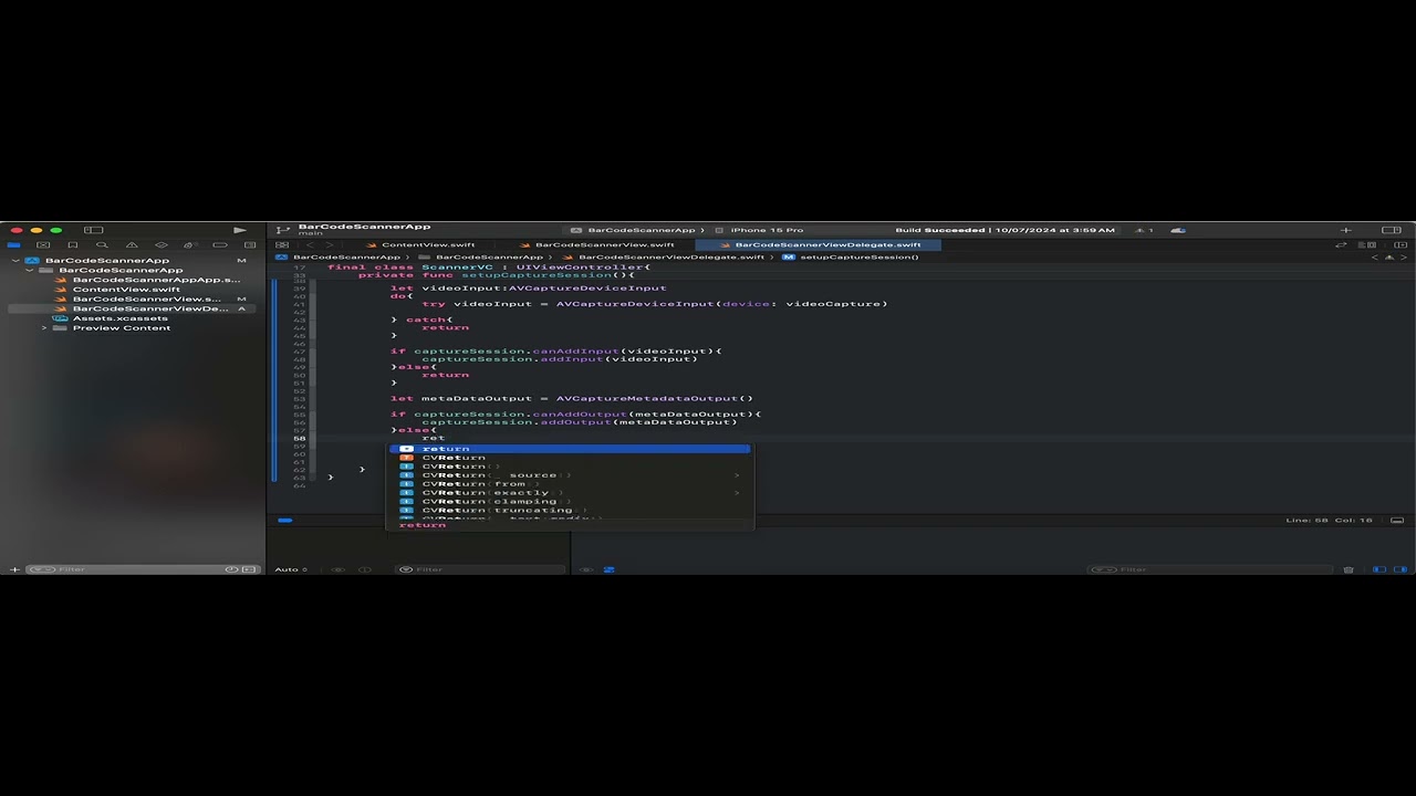 Build a Stunning  Barcode Scanner App in SwiftUI | Step-by-Step Tutorial with Xcode