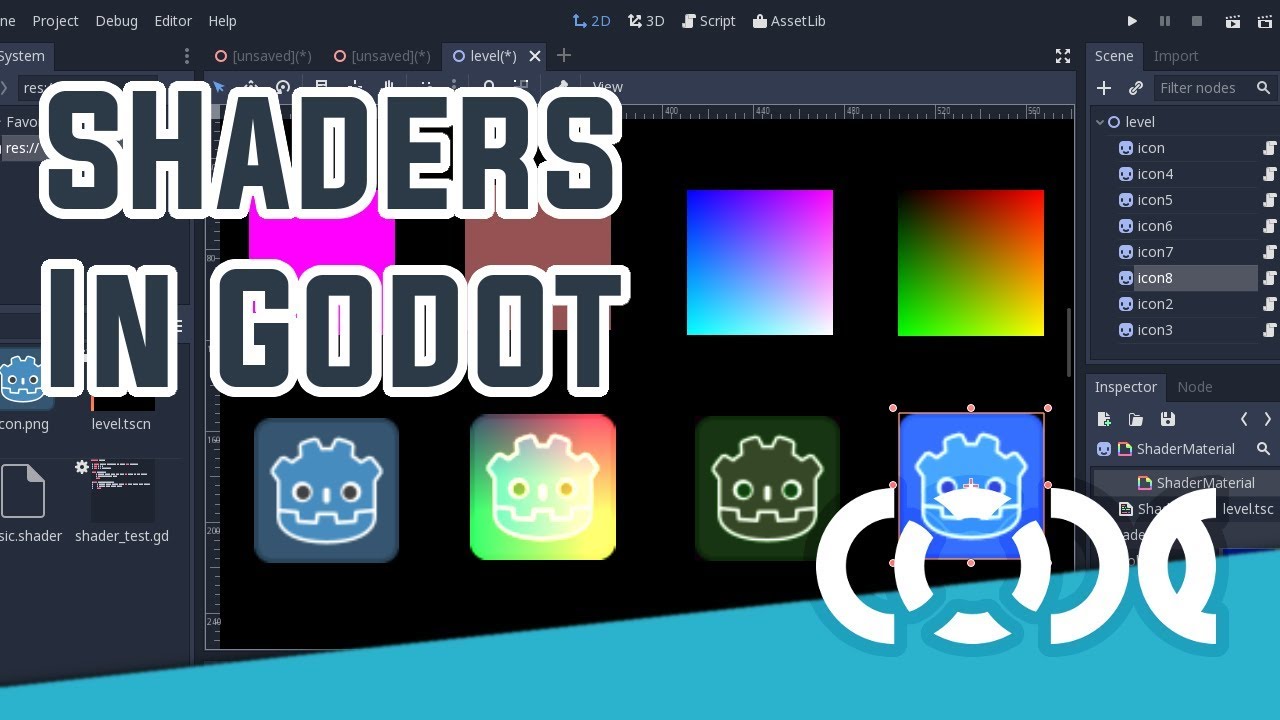 Godot Shaders Tutorial [Beginners] (Creating a Basic Shader)