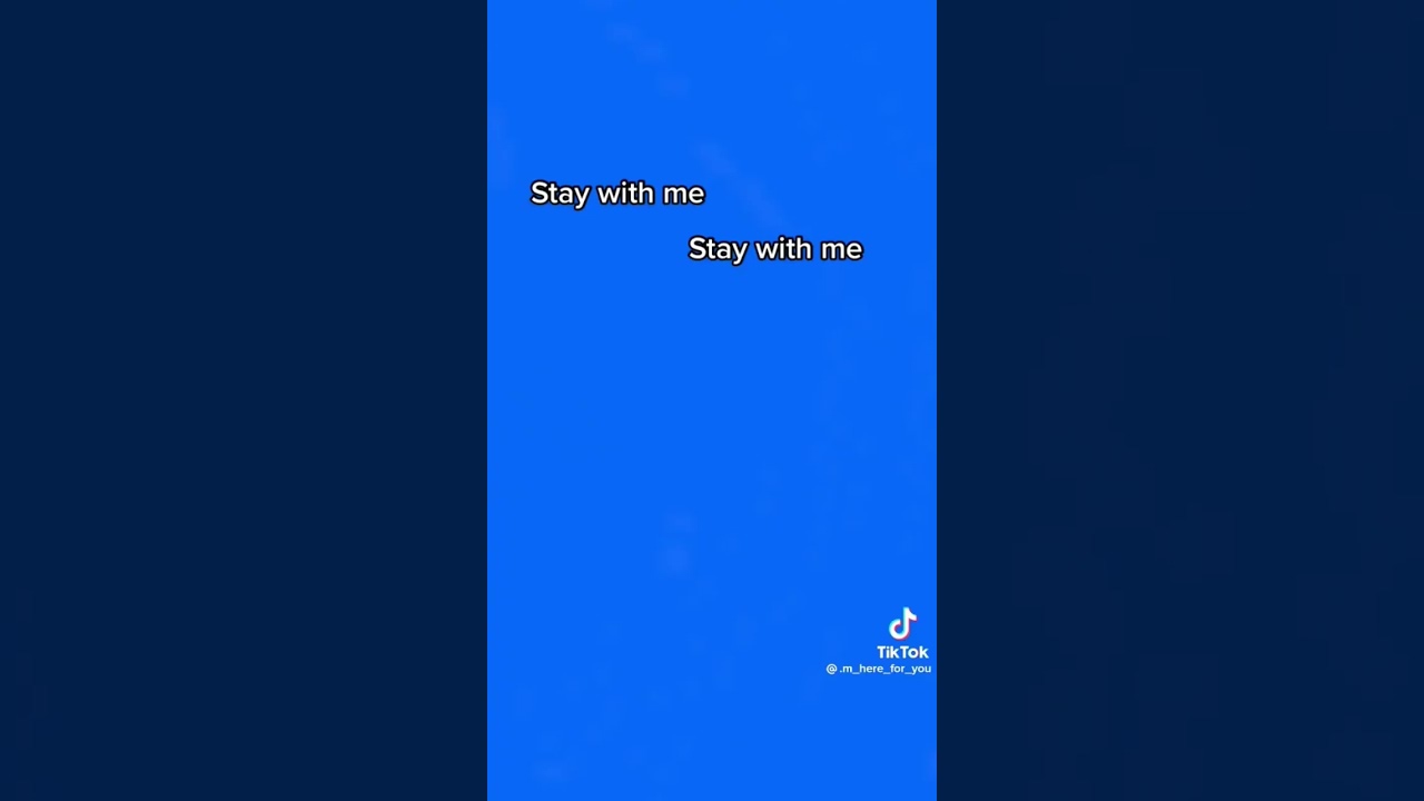 stay with me warning flashing lights
