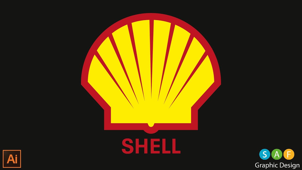 Shell Logo Design Tutorial in Adobe illustrator 2021