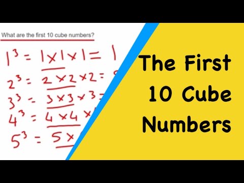 What Are The First 10 Cube Numbers? (1 to 1000)