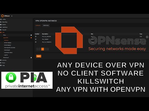 OPNsense OpenVPN Policy Routing | Any Device Over VPN At The Router | Private Internet Access