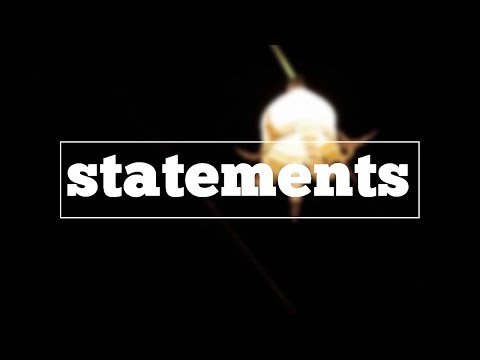 How to spell statements
