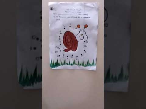 Topic:join the number sequence through dots to complete the picture Class:Nursery Subject:Maths