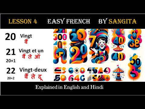 French Numbers //with pronunciation 20 To 100//Easy French Cardinal Numbers//FR Lessons 4