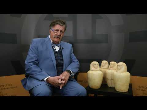 Egyptian Human-Headed Canopic Jars - Lot 8 With Tim Wonnacott