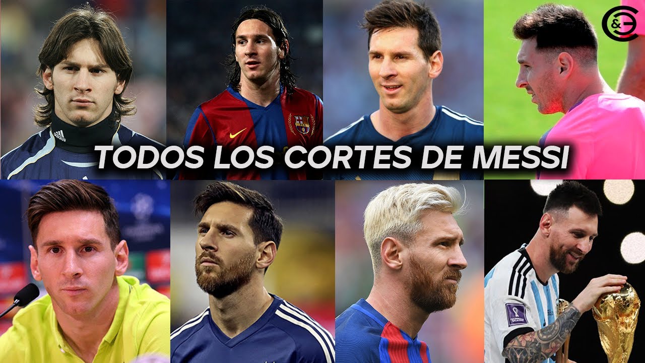 POR ESTA RAZON MESSI SE CAMBIA DE ESTILO ⚽️ Todos los cortes y nombres