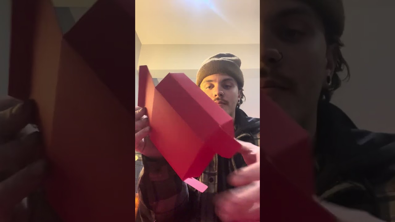 Temu explosion gift box how to fold lid