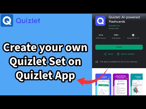 How to Create Your Own Quizlet Set on Quizlet App? Make Your Own Quizlet Set on Quizlet App 2024