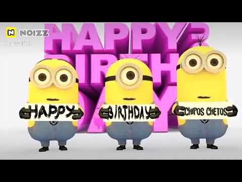 happy birthday Minion meme