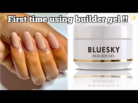 TRYING BUILDER GEL FOR THE FIRST TIME | BUILDER GEL REVIEW | NATURAL NAIL MANICURE