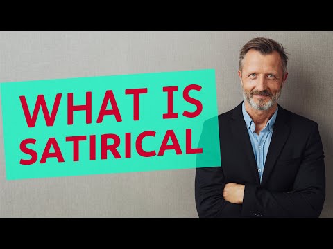 Satirical | Meaning of satirical 📖 📖 📖