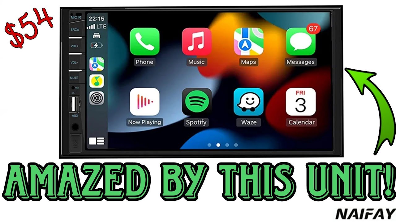 THE BEST BUDGET DOUBLE DIN AVAILABLE! | NAIFAY 7 Inch | The Poverty Fox | #mustang #foxbody #naifay