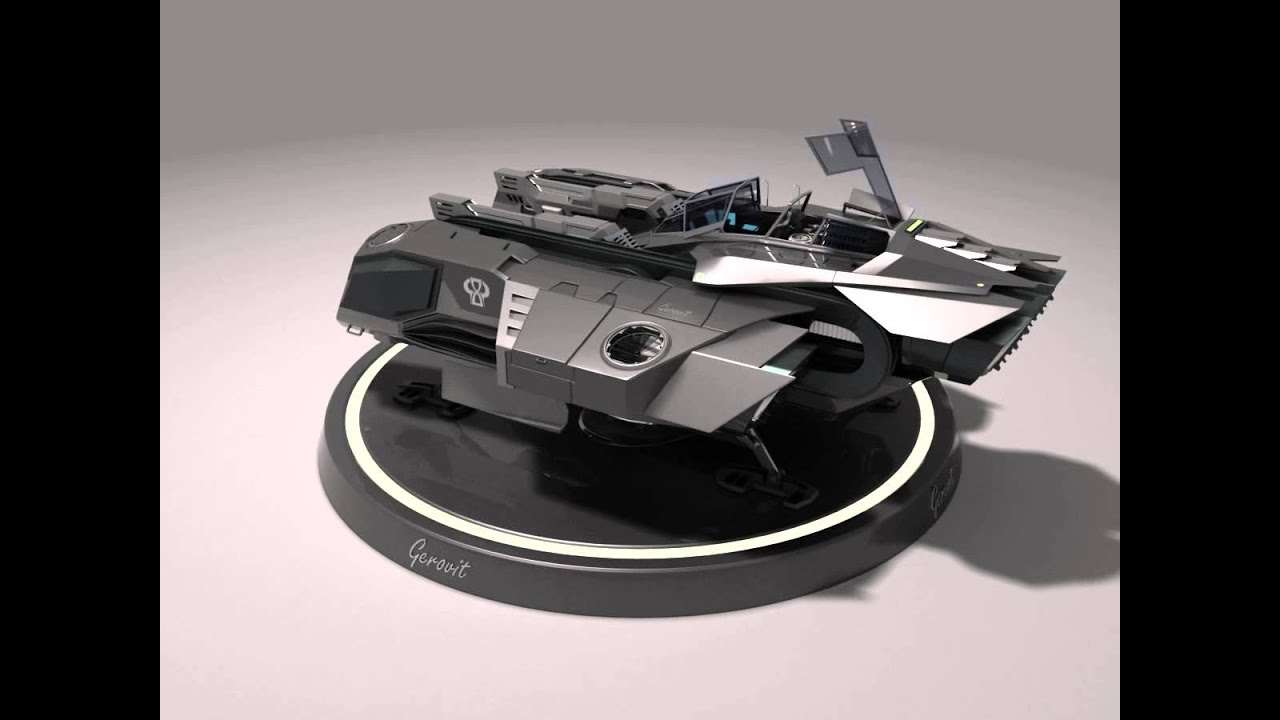 3D Spaceship turntable - Gerovit