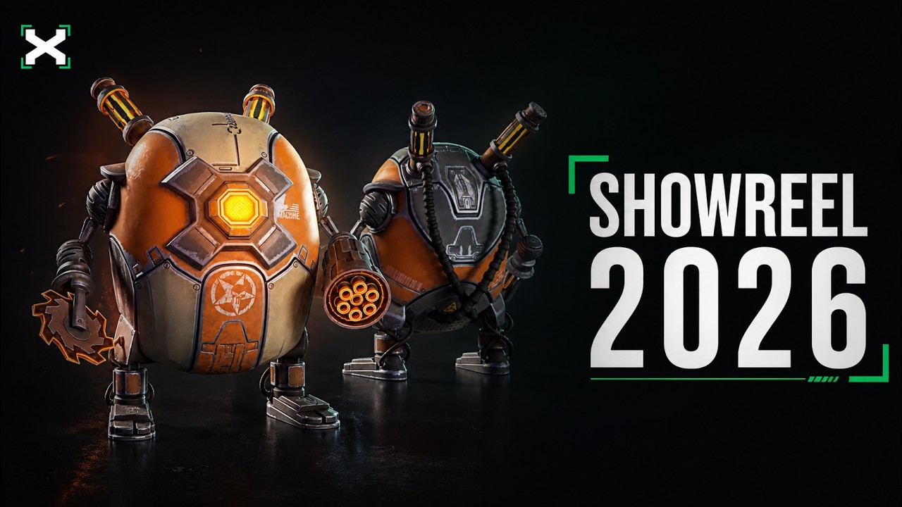 XQUBE Studio Showreel 2026 | AAA Game Art & Production-Ready Assets
