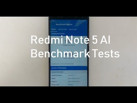 Xiaomi Redmi Note 5 AI Antutu and Geekbench Benchmarks
