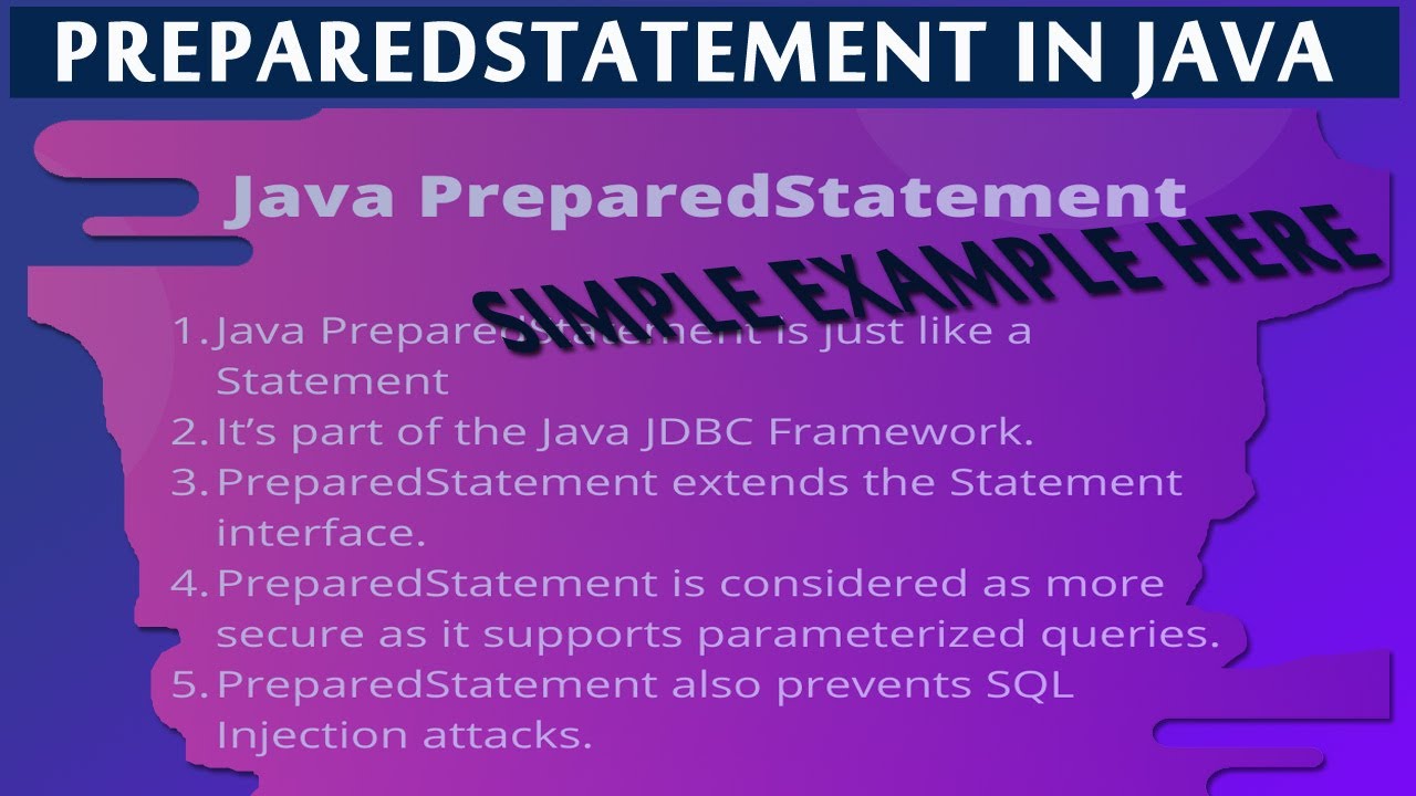 preparedstatement in jdbc || preparedstatement example java || PreparedStatement Insert new record