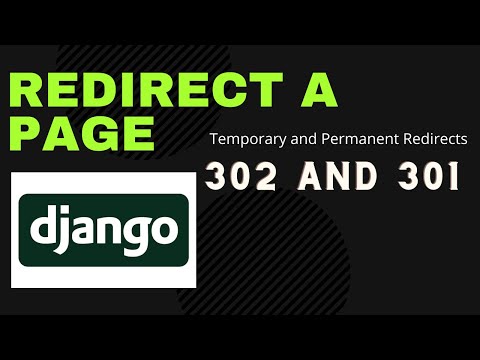 How to redirect page in django
