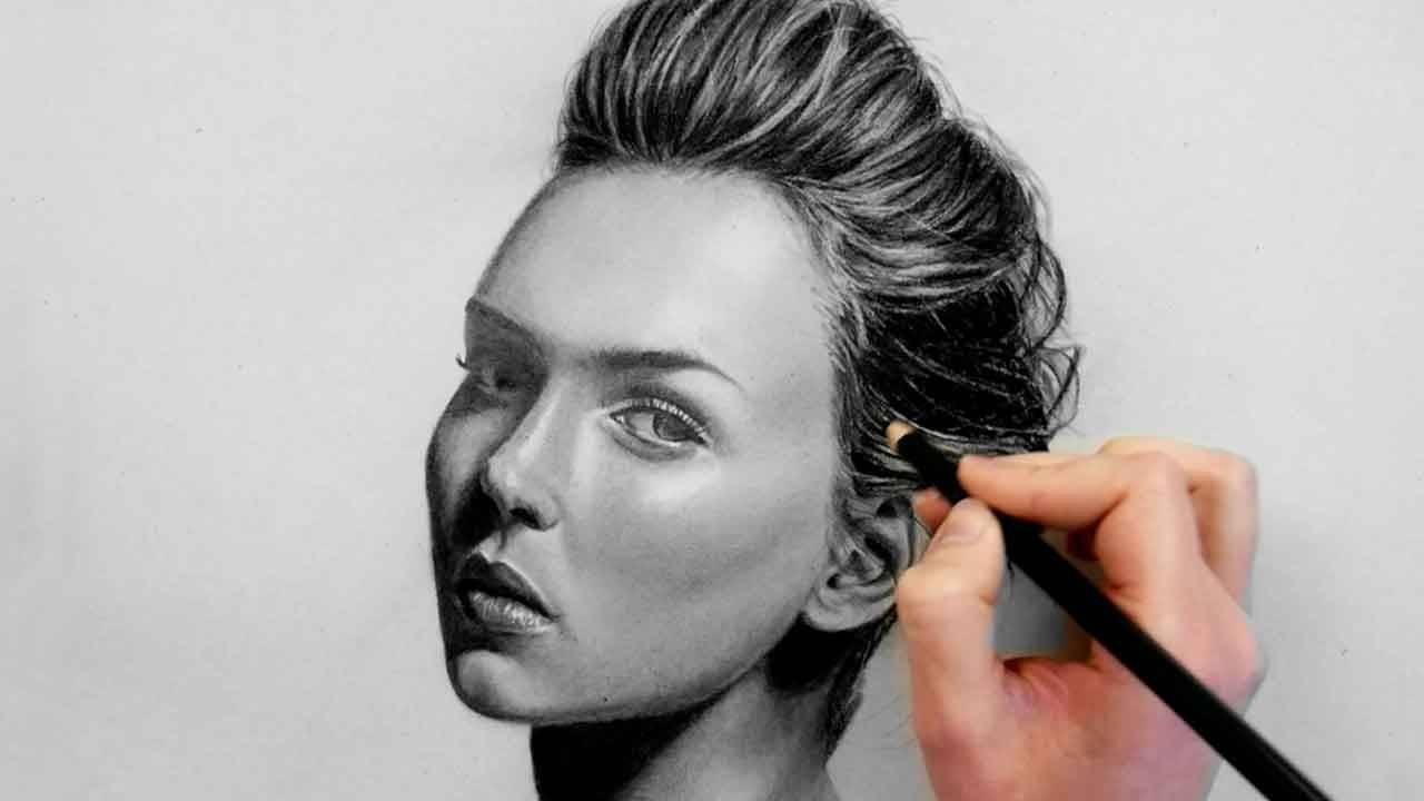 How to draw/shade a realistic face Part 2 | Step by Step Drawing Tutorial