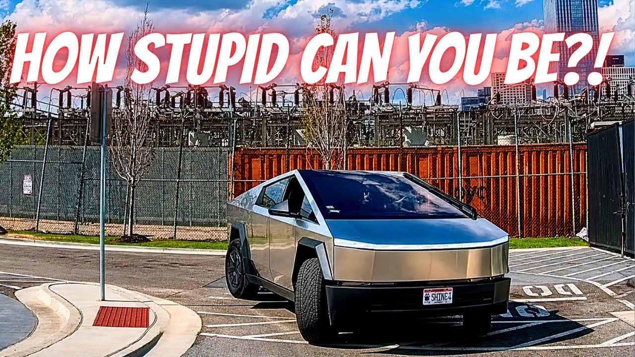 Cybertruck doing Cybertruck things -  Bad drivers & Driving fails -learn how to drive #1532