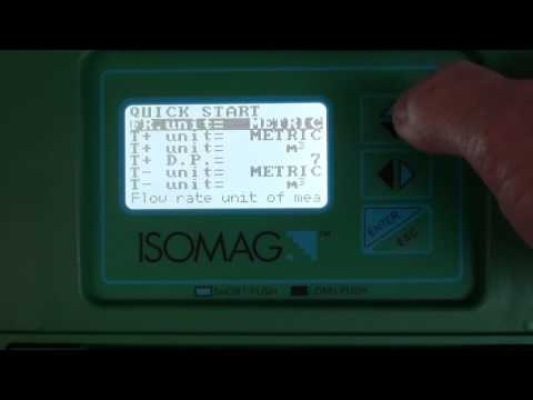 Electromagnetic flowmeter FLOWIZ MV - ISOMAG: How to set the menu structure of the converter?