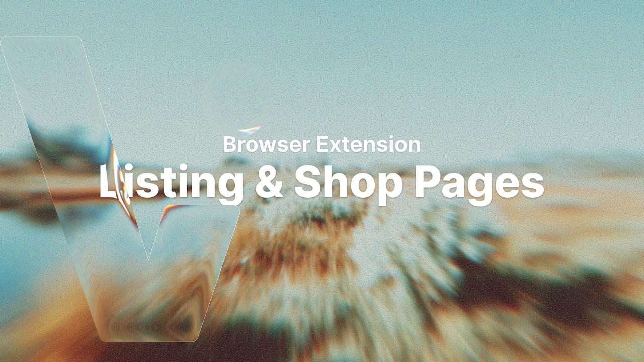 Plugin on Listing & Shop Pages | ListingView Browser Extension Tutorial