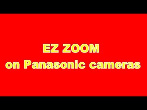 Intelligent Zoom, Intelligent Resolution and Extra Optical Zoom on Panasonic Cameras