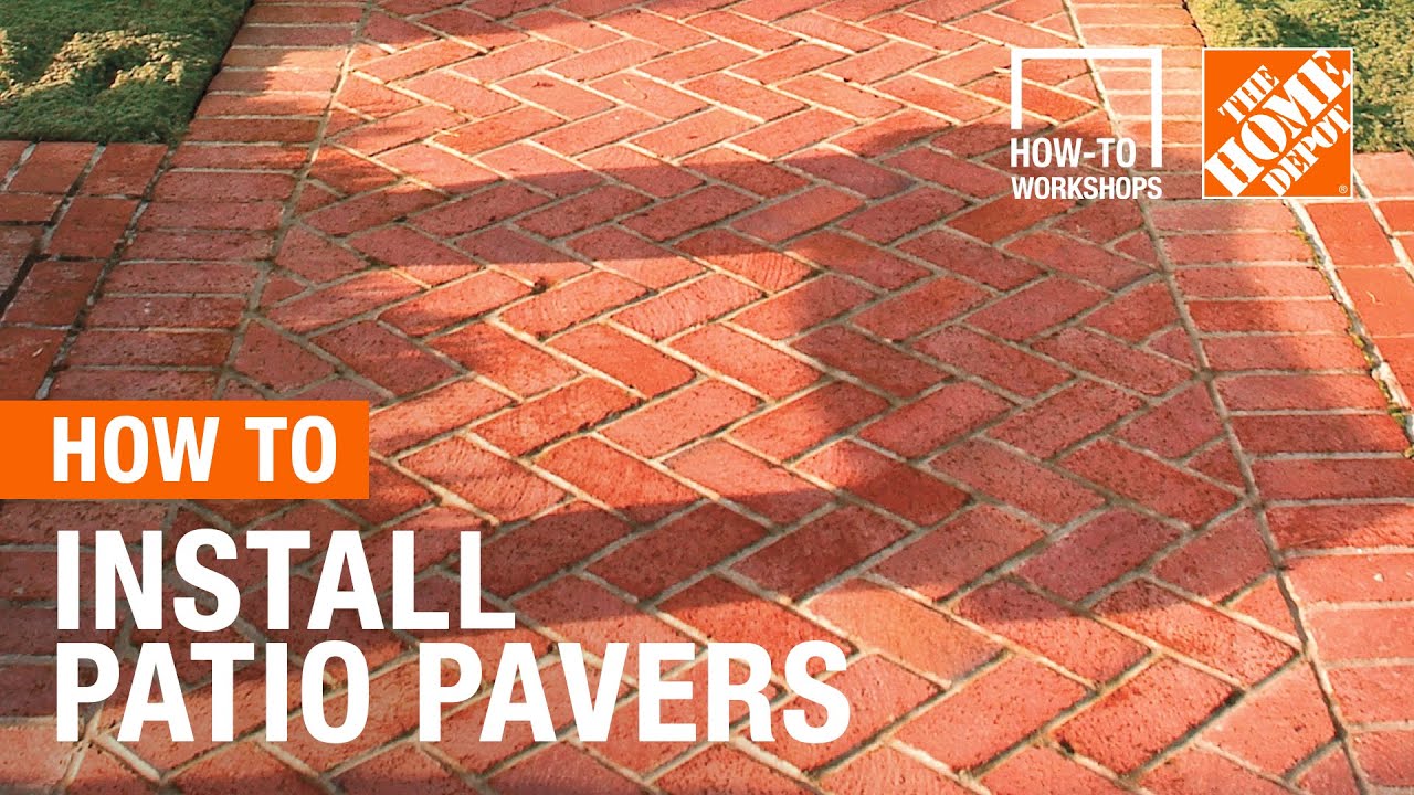 How-To Workshops - How to Install Patio Pavers | The Home Depot