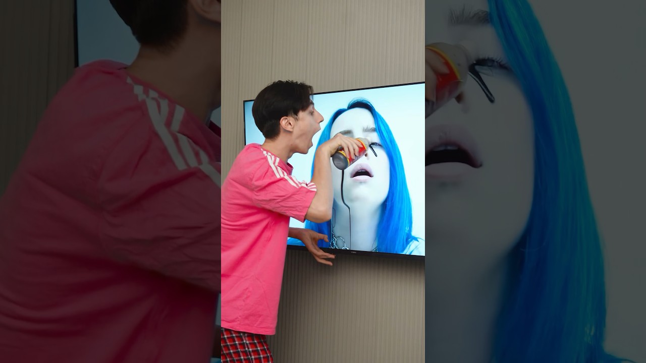 I helped @BillieEilish with her music video 😁