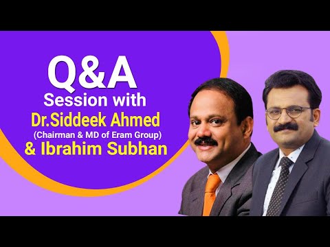 Dr Siddeek Ahmed - MD Eram Group with Ibrahim Subhan