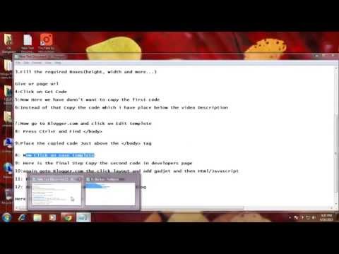 How to add Facebook(fb) Like Box to Blogger (2015)
