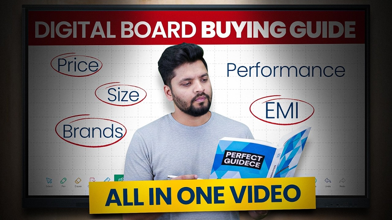 Best Digital Board for Teaching 2026 | Complete Buying Guide (Size, Price, Brand, EMI) 💸😳