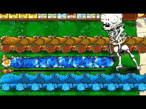 Attack speed increased by 1000 times vs 500,000 blood, huge skull king.【PVZ Hybrid】