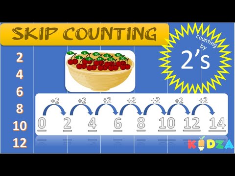 The Counting by Twos - Skip counting by 2 - Educational video for kids - Count by 2 - count to 100
