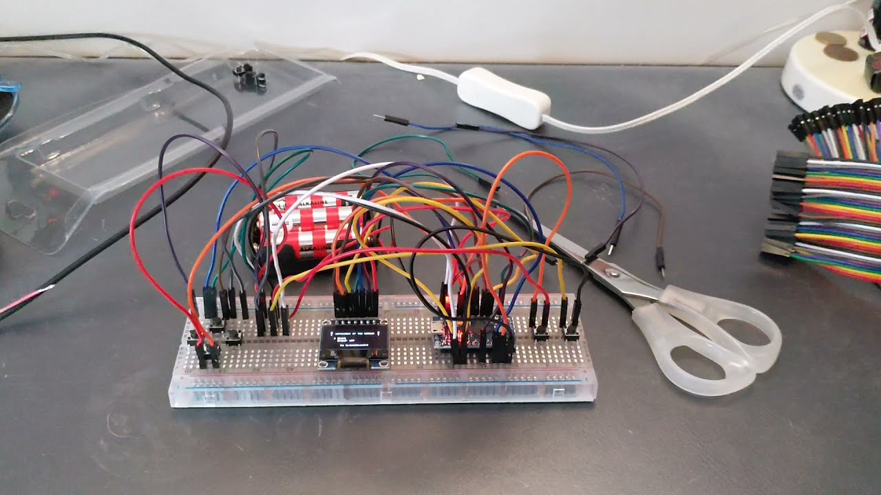 Homemade Arduboy First Prototype