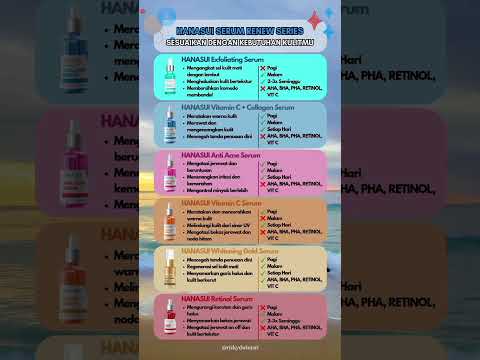 Rekomendasi Serum Hanasui ππ»π#skincare #review #reviewskincare #reviewskincareviral #serum
