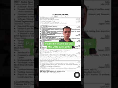 This is how you improve on your resume to stand out for jobs #SHORTS