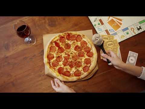 {RFV}slicing pizza with cutter-Free Stock Video Footage Royalty Free Video -Full HD - Free Download