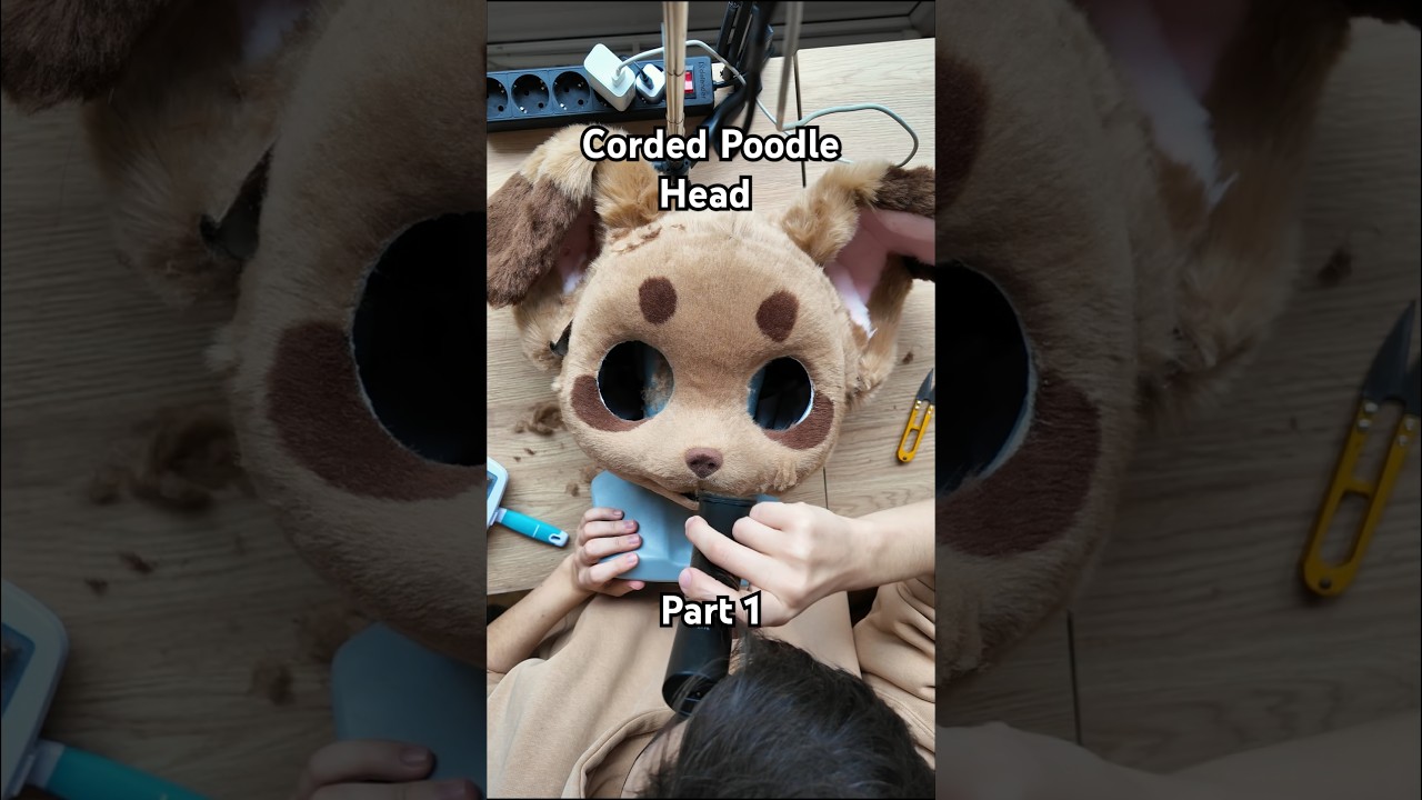 Making fursuit head 1