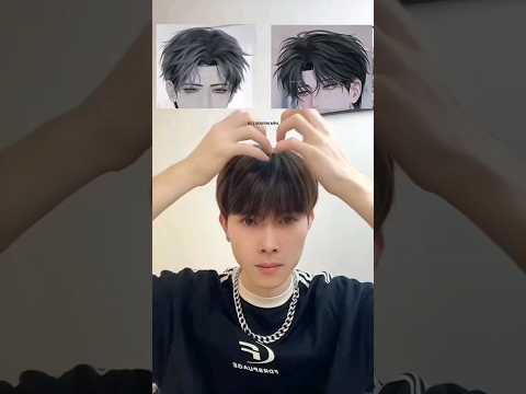 Korean like middle part tutorial π±π₯π₯ #shorts #hair #hairstyle #middlepart