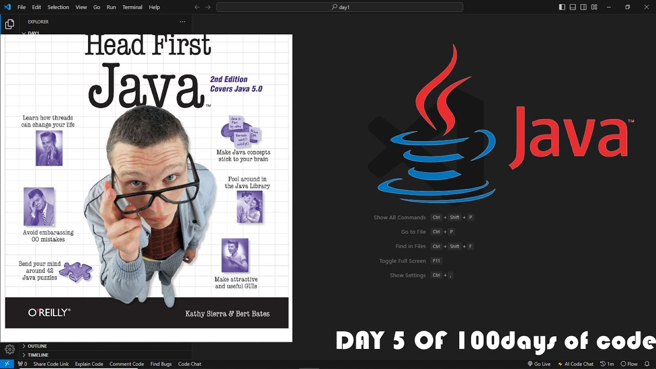 Day 5 of #100daysofcode arithmetic expressions in Java  @BroCodez
