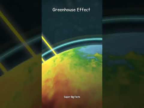 3D representation of Green House Effect 🤯 || #shorts #greenhouseeffect #youtubeshorts #facts