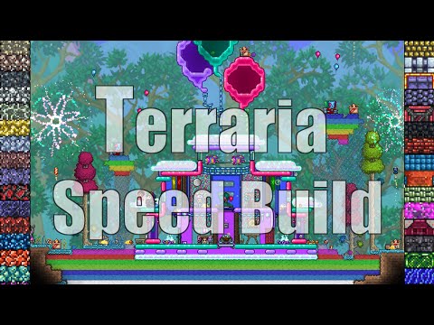 Steam Community :: Video :: Terraria speed build - Party NPC house