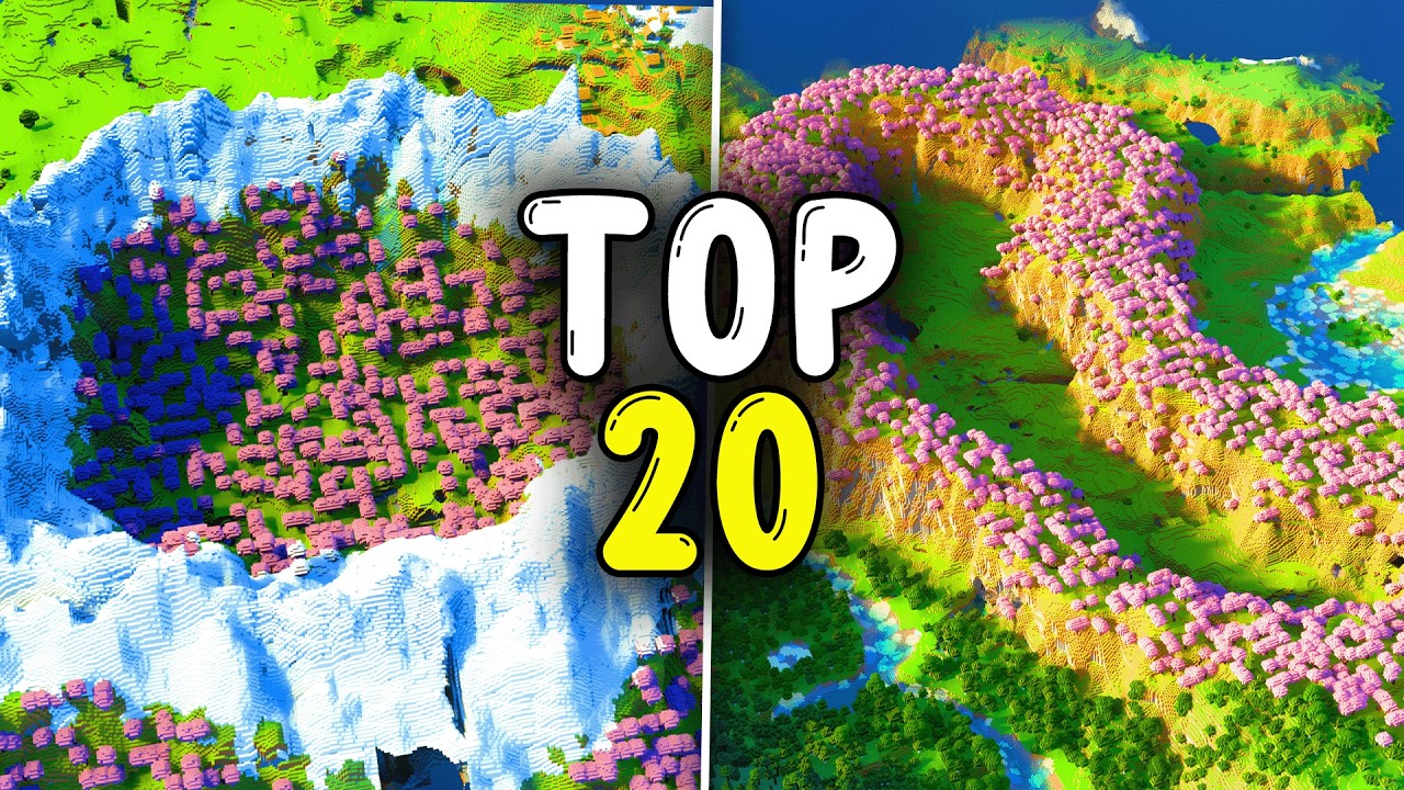 BEST CHERRY BLOSSOM Seeds Minecraft 1.21! (Java & Bedrock)