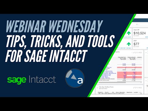 Sage Intacct: Tips, Tricks, and Tools