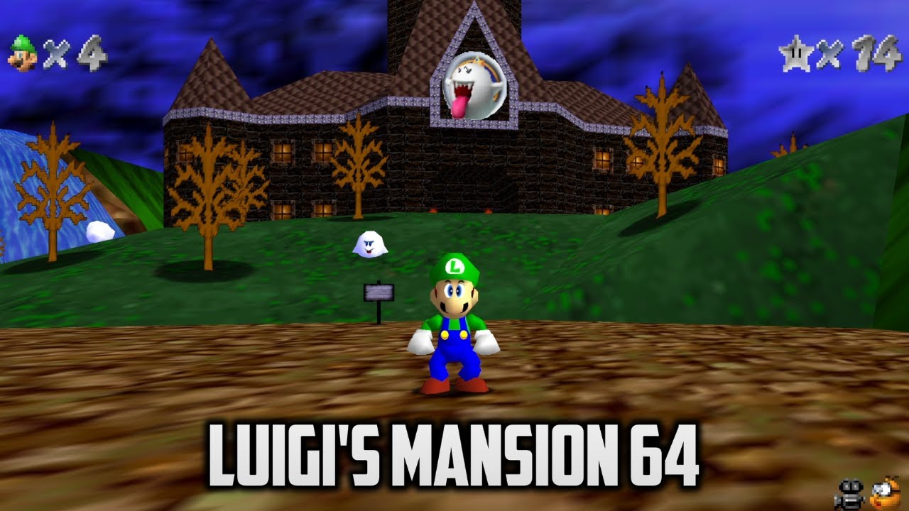 ⭐ Super Mario 64 PC Port - Luigi's Mansion 64